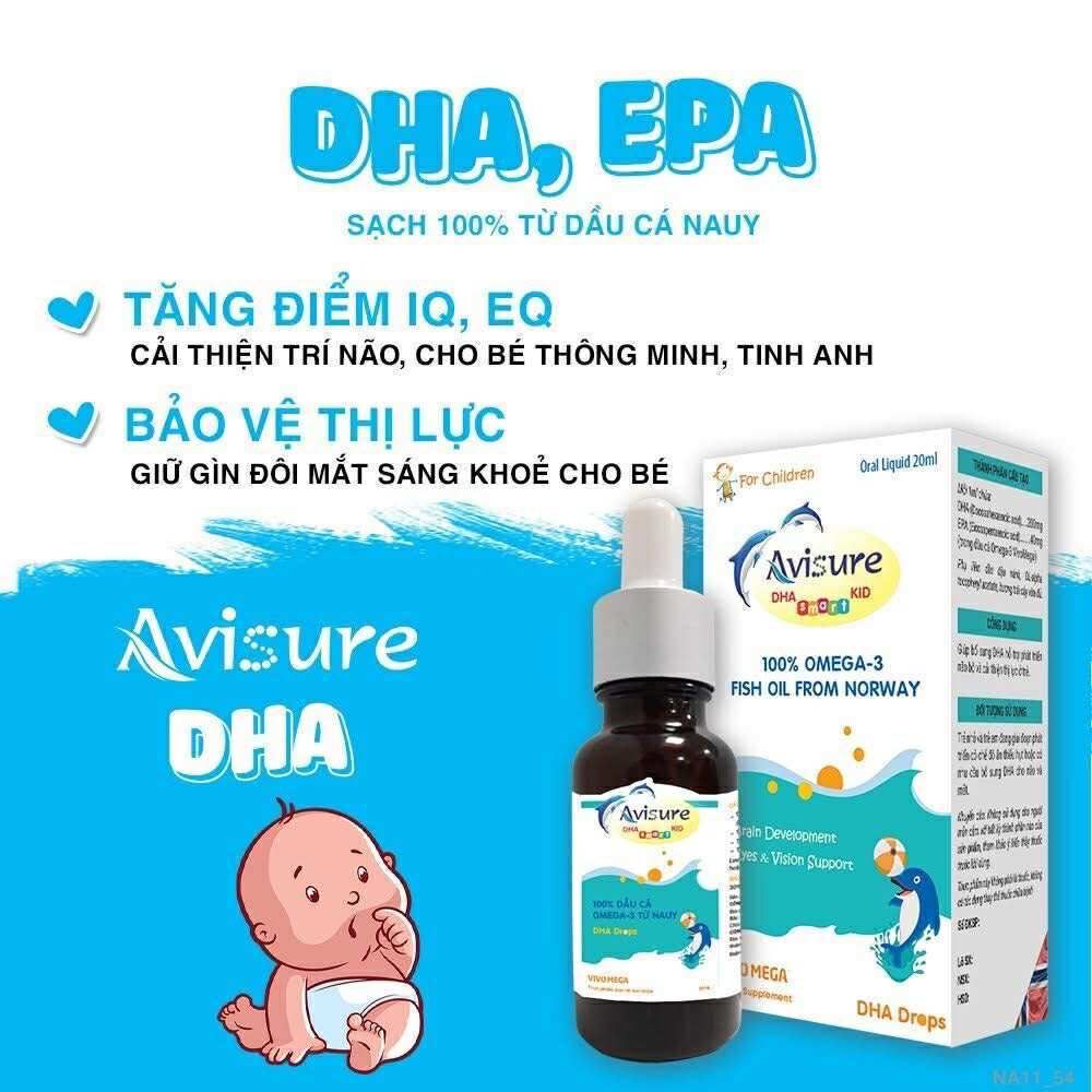 DHA for babies Avisure DHA Drops helps increase IQ and brain ...