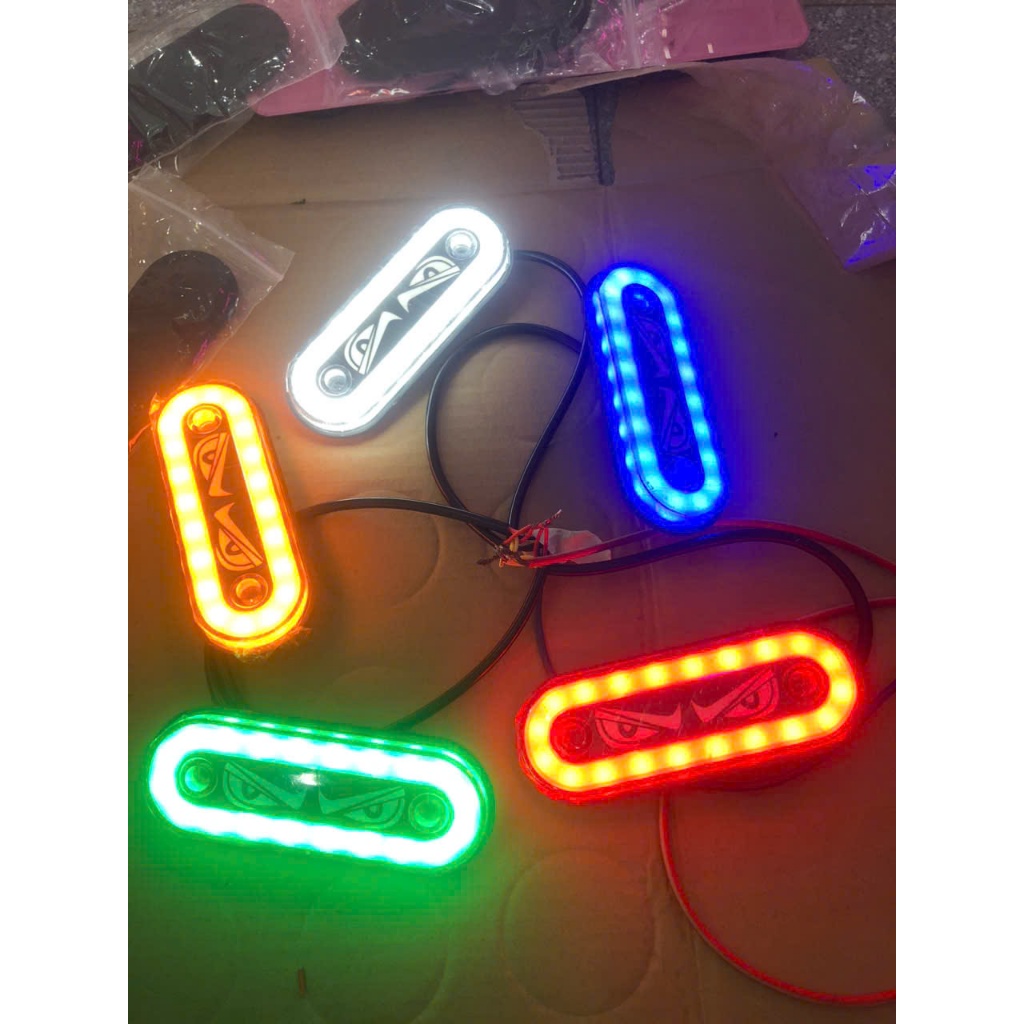 Devil's eye Led decorates side lights, tail lights, roof lights, 2 ...
