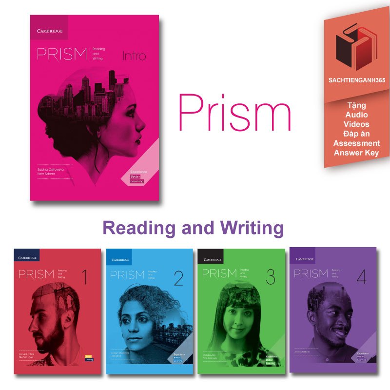 Book - Prism - Reading and Writing - Level Intro,1,2,3,4 - color print ...