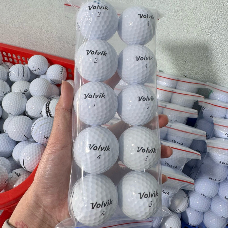 90% new white Volvik Golf balls (10 balls) | Shopee Malaysia