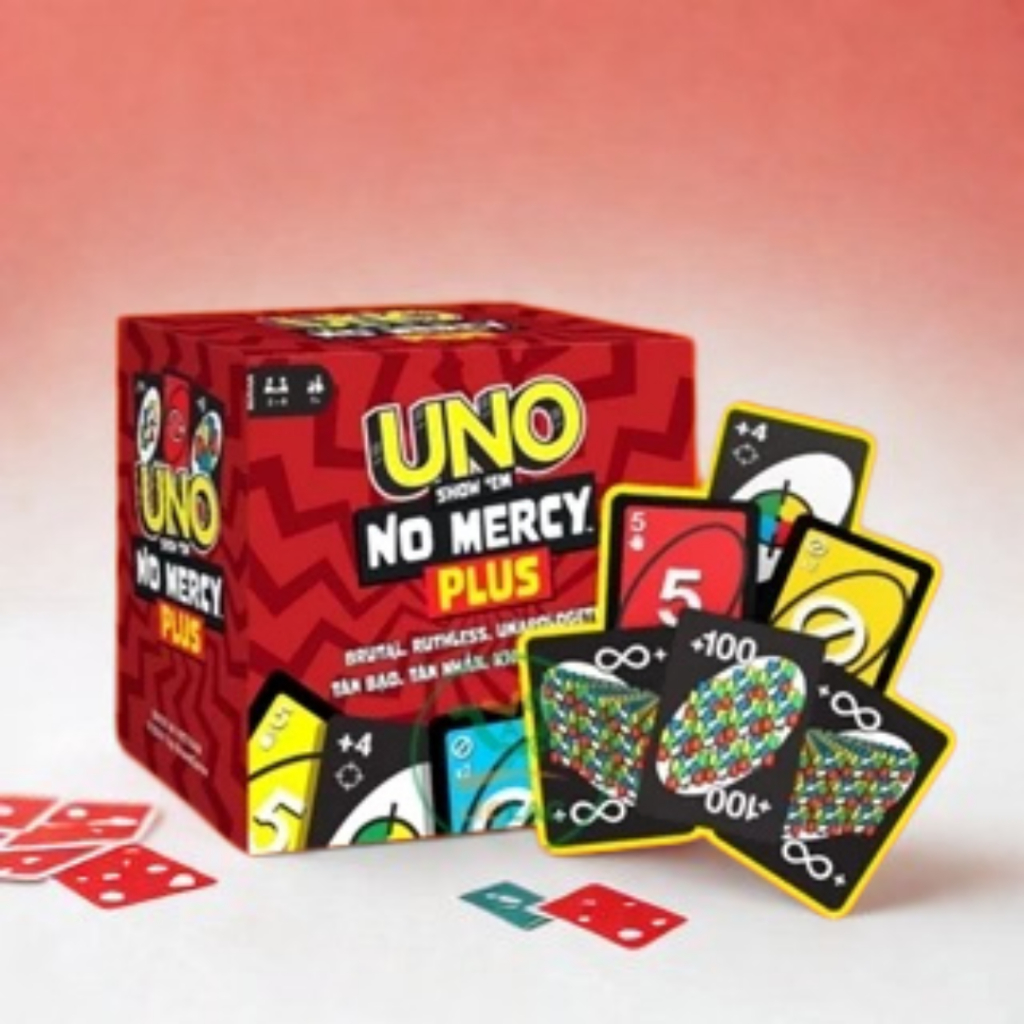 Uno No Mercy Plus new version Uno +100 Don't Love Regrets, Boardgame Play With Groups Of Friends ...