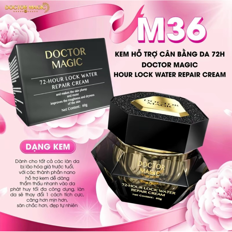 M36 Cream – Doctor Magic 72H Skin Restoration Cream (60gr box) | Shopee ...