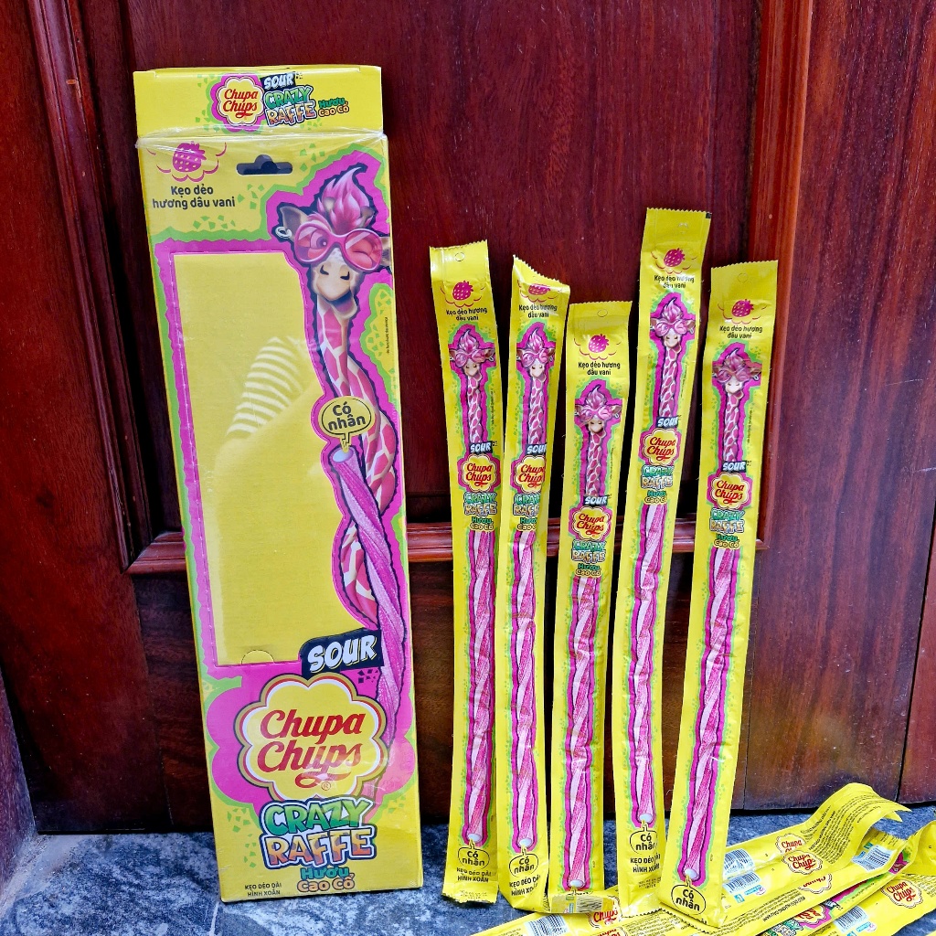 Chupa Chups Strawberry Vanilla Giraffe Flavored Marshmallows 30g | Shopee Malaysia