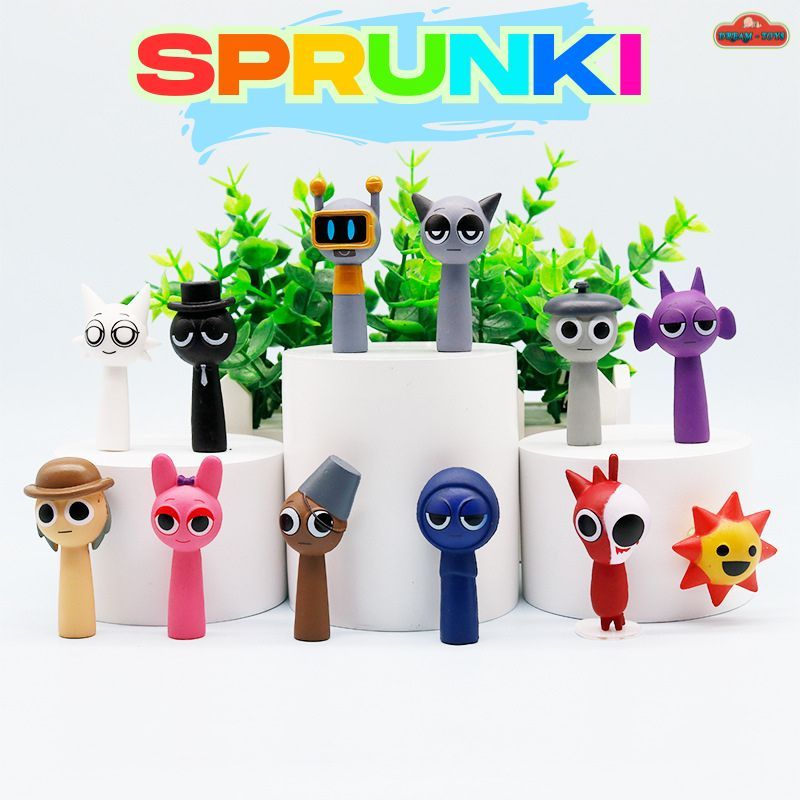Srunki Incredibox Model Toys Set of 8 Pieces / 12 Pieces / 48 Pieces ...
