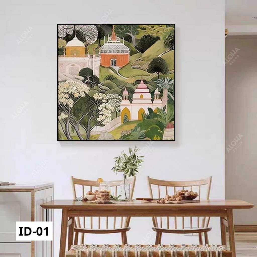 Indochine Style Wall Paintings – Aloha Decor – Indochina Art Paintings ...