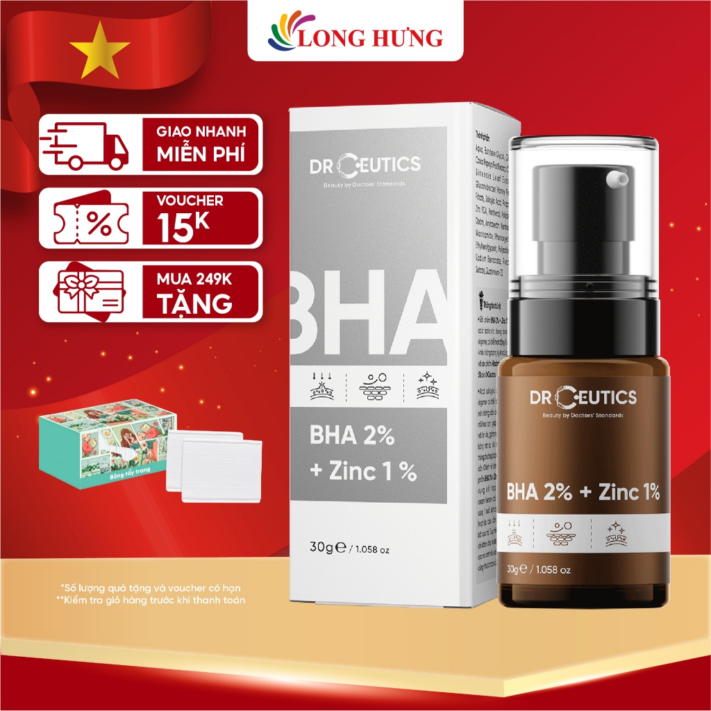 DrCeutics BHA 2% + Zinc 1% Acne Reducing Essence (30g) | Shopee Malaysia