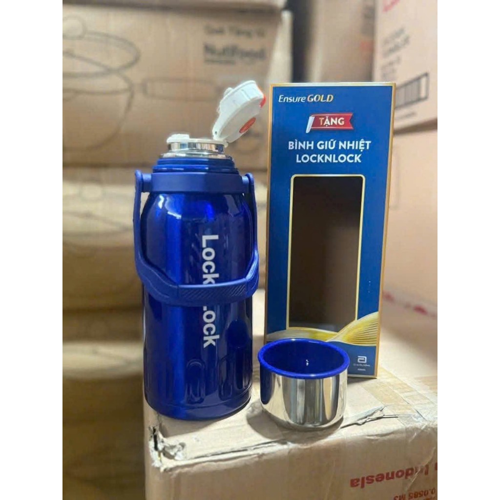 Genuine LocknLock thermos bottle with capacity of 1,150ml (Gift from ...