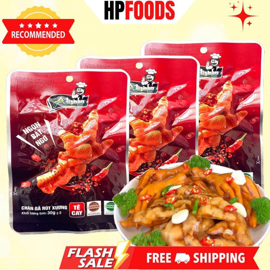 Alishan premium flavored boneless chicken feet 30g pack - snacks ...