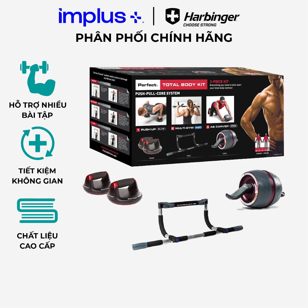 Perfect Total Body Kit Set of 3 Home Gym Equipment | Shopee Malaysia