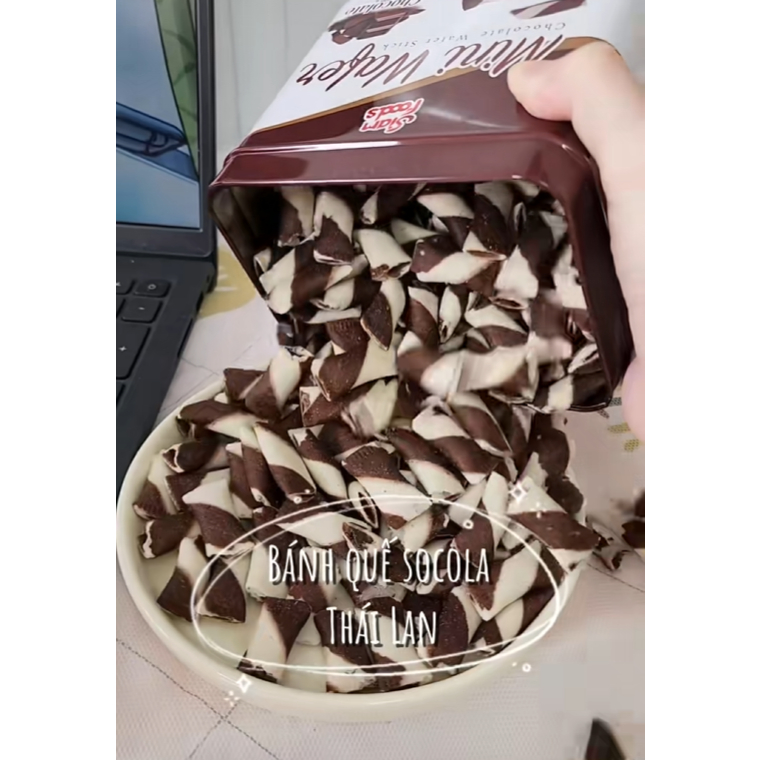 Siam Foods Mini Wafer Chocolate Wafer Stick (Tin Box 400g) | Shopee ...