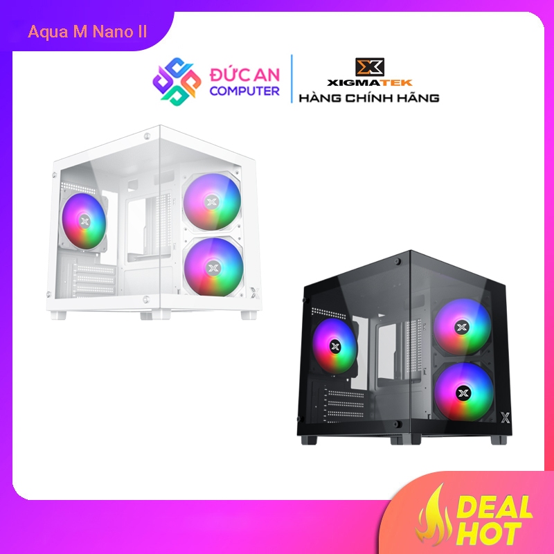Xigmatek Aqua M Nano II Tempered Glass Double-Sided Case (M-ATX) | Shopee Malaysia