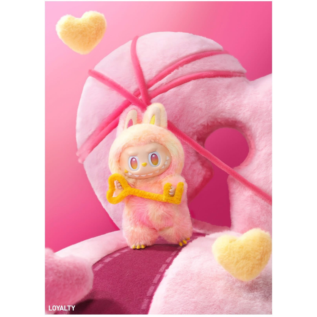 [100% GENUINE] Genuine Labubu Macaron V3 Pop Mart teddy bear keychain ...