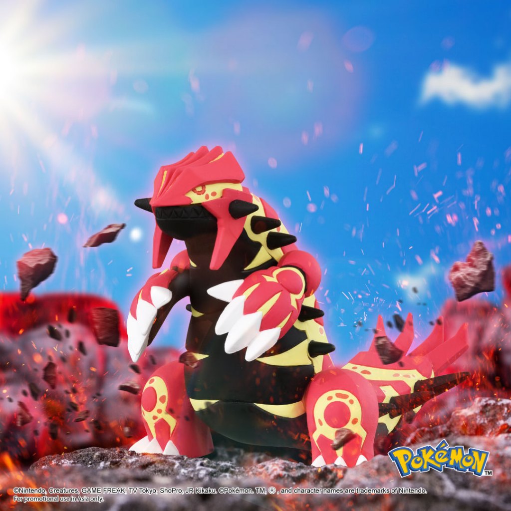 Legendary Pokemon Model Pokemon ML Moncolle Primal Groudon / Gensi ...