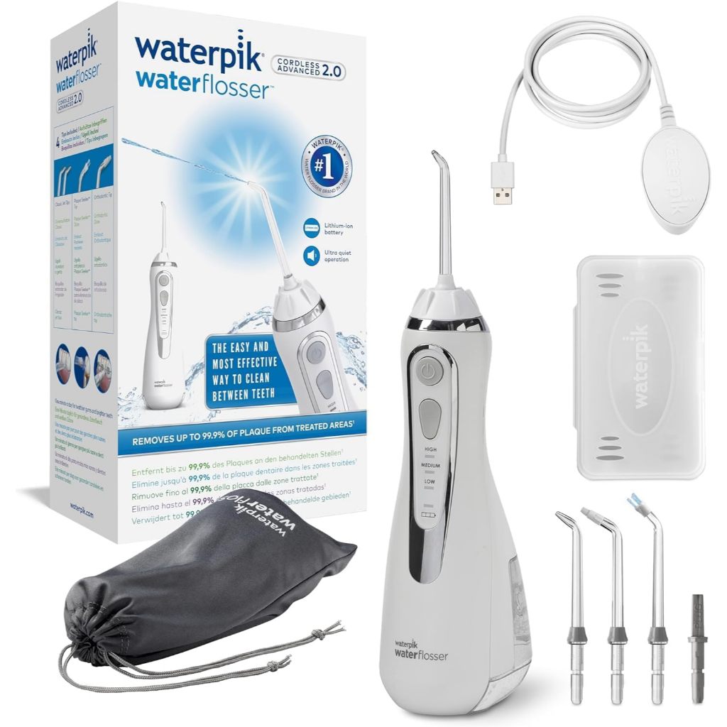 Waterpik WP 580 Cordless Advanced 2.0 Wireless Water Flosser, Upgraded ...