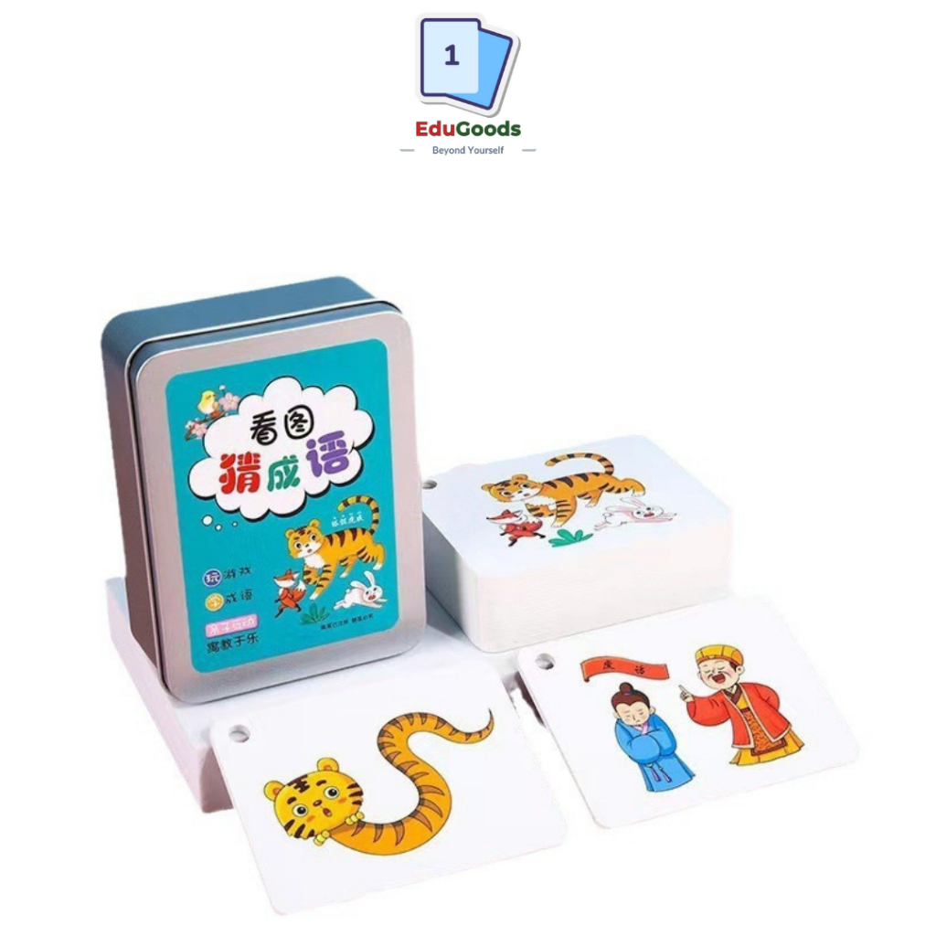 Chinese Flashcards - Idioms Guessing Game for Children and Beginners ...