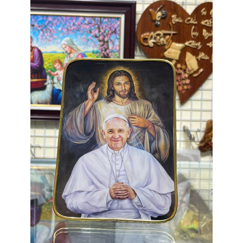 Desktop photo of Saint Father Francis - Catholic Francis | Shopee Malaysia