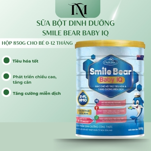 Smile Bear Baby IQ, Grow IQ, Pedia IQ Formula Milk Can 850g, Secret to ...