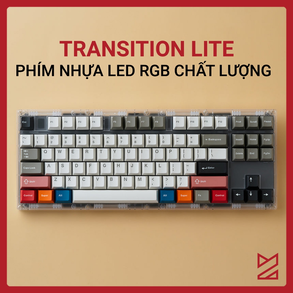 Transition Lite - high quality plastic keyboard kit, amazing RGB LED ...