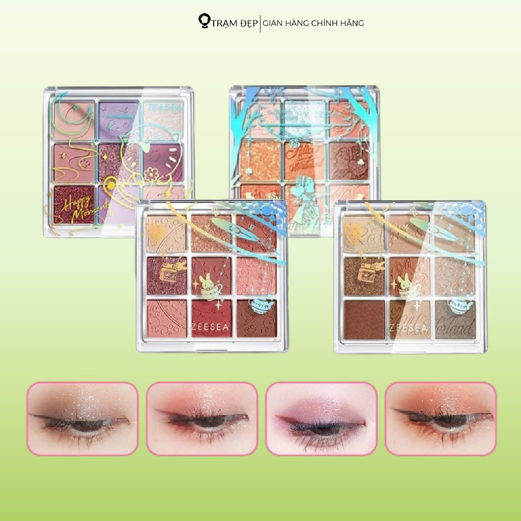 ZEESEA Zeseea 9-pan Dreamland Eyeshadow Palette (10g) | Shopee Malaysia
