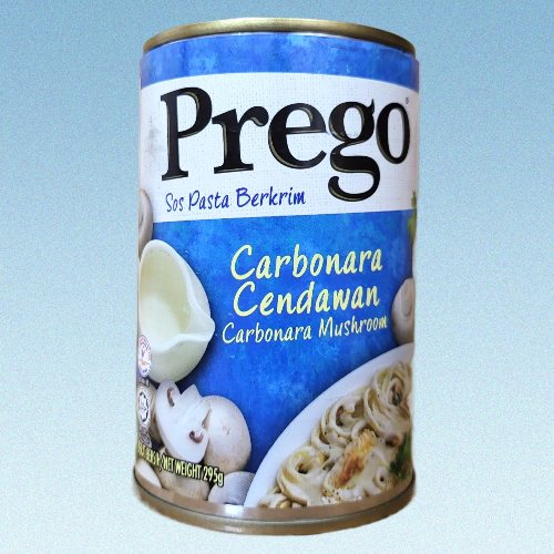 PREGO ++ BLUE Can 295g ++ CARBONARA MUSHROOMS Sauce / MALAYSIA ...