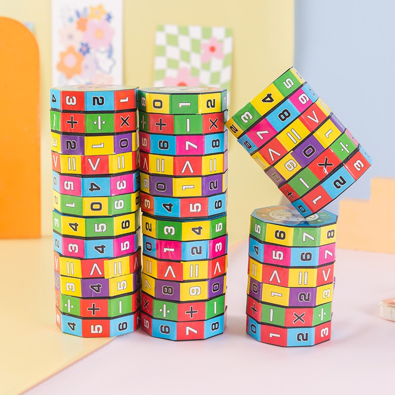 Rubik Math Toy, Rubik's Cube for Children to Practice Addition ...