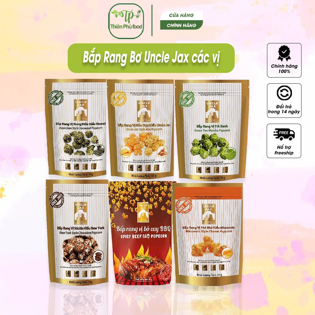 Uncle Jax popcorn in all flavors | Shopee Malaysia