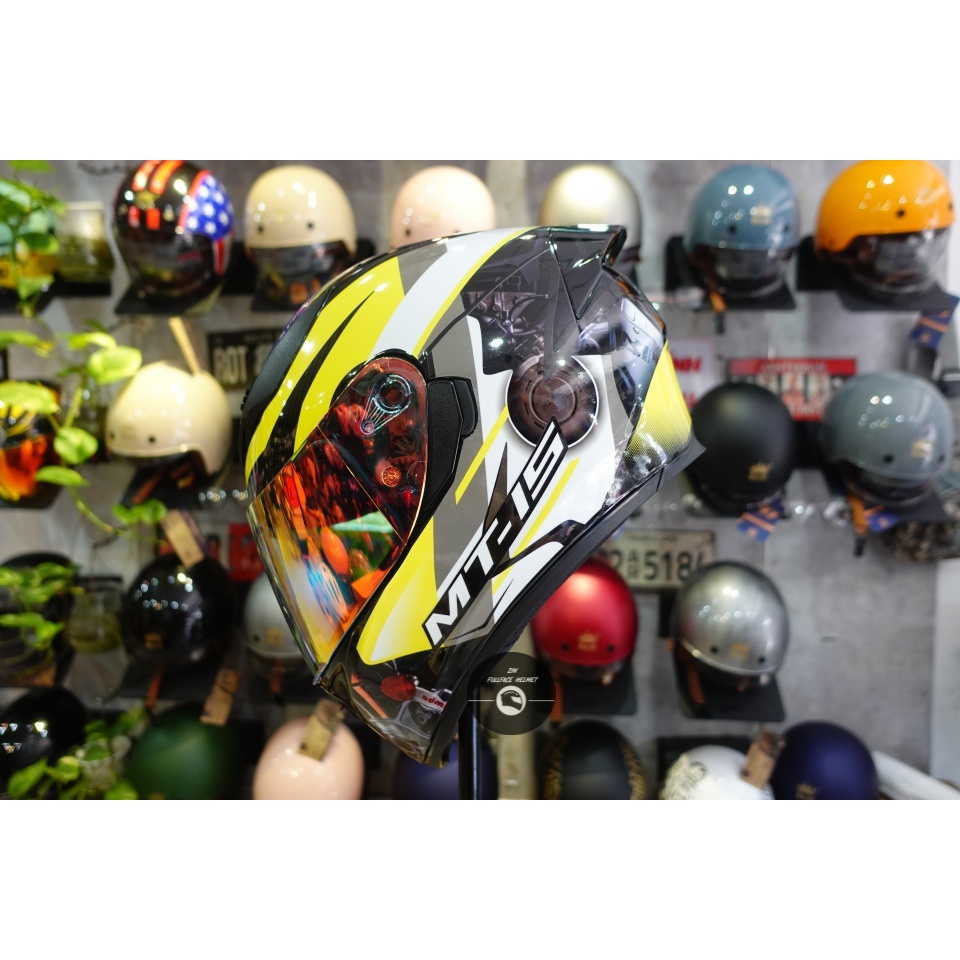 Fullface Royal M138 Yamaha MT15 V4 Yellow Helmet | Shopee Malaysia