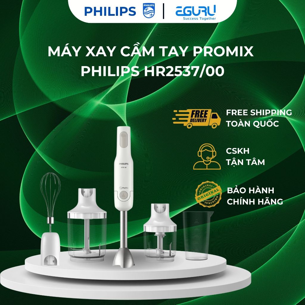 Promix PHILIPS HR2537 /00 650W hand blender with full accessories ...