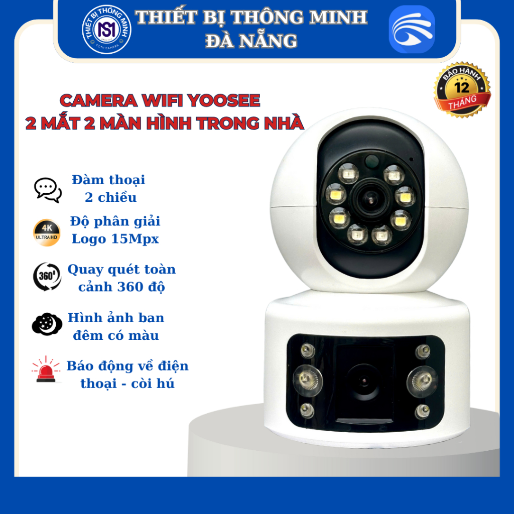 Yoosee Indoor wifi Camera 2 Eyes View 2 Screens 15mp Or Yoosee Camera 3 ...