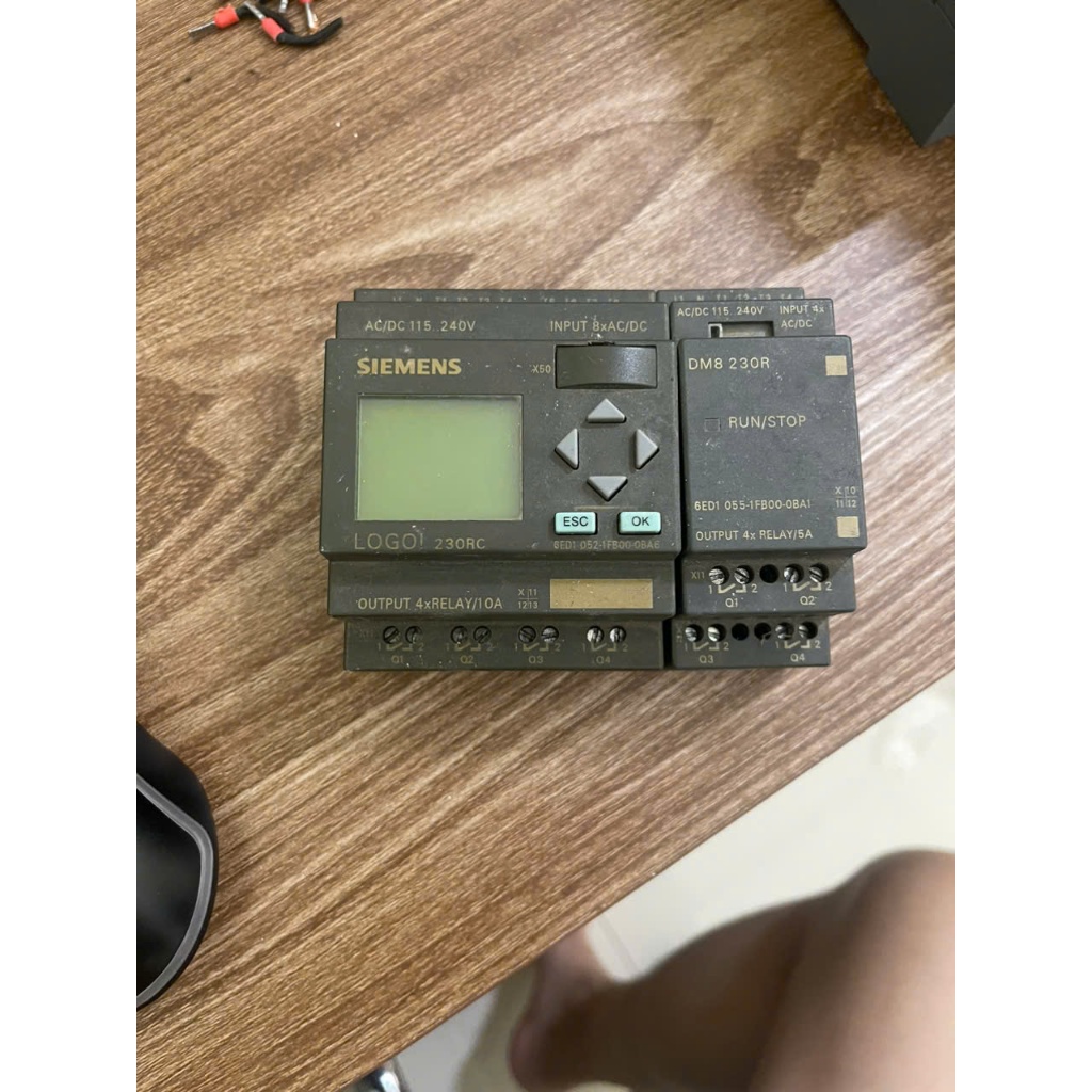 230RC Siemens 6ED1 Logo programmer 052-1FB00-0BA6 with module 6ED1 055 ...