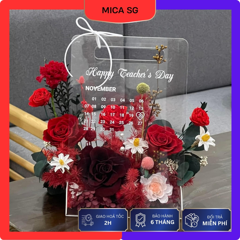 Gift basket - Gift box made from mica - Convenient transparent mica ...