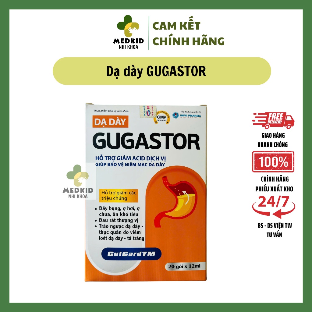 GUGASTOR stomach Gel - Supports reducing gastric acid, helps protect ...