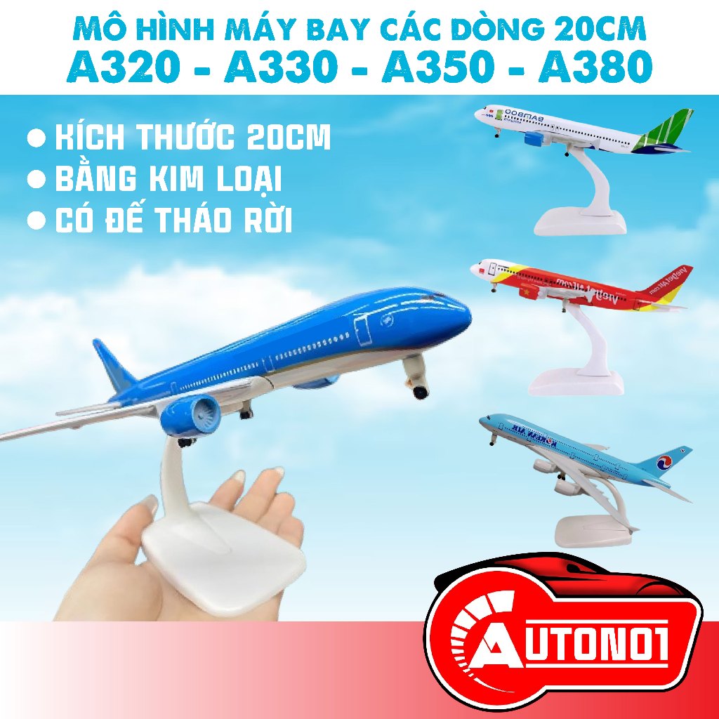 Airbus 20cm airline display model A320-A330-A350-A380 with wheels ...
