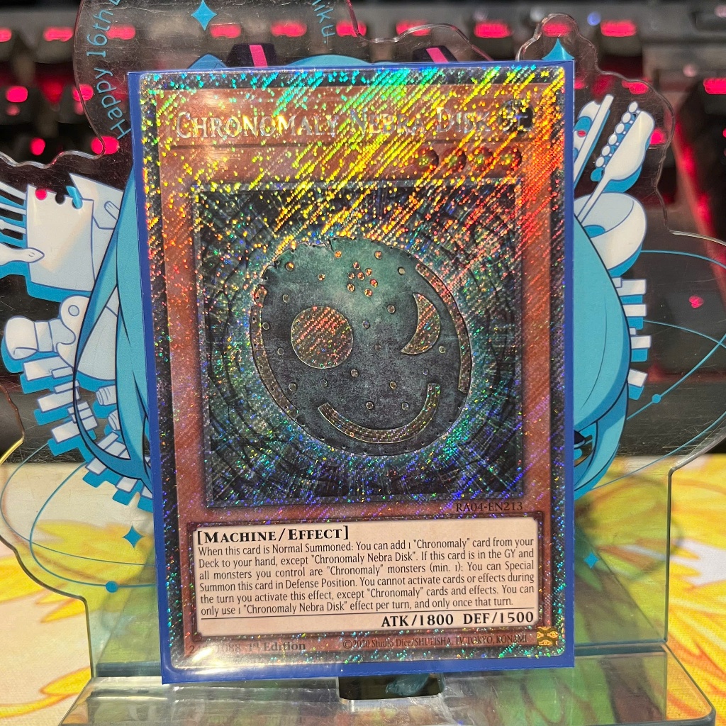 [ Genuine Yugioh Card ] Chronomaly Nebra Disk - RA04-EN213 - Platinum ...