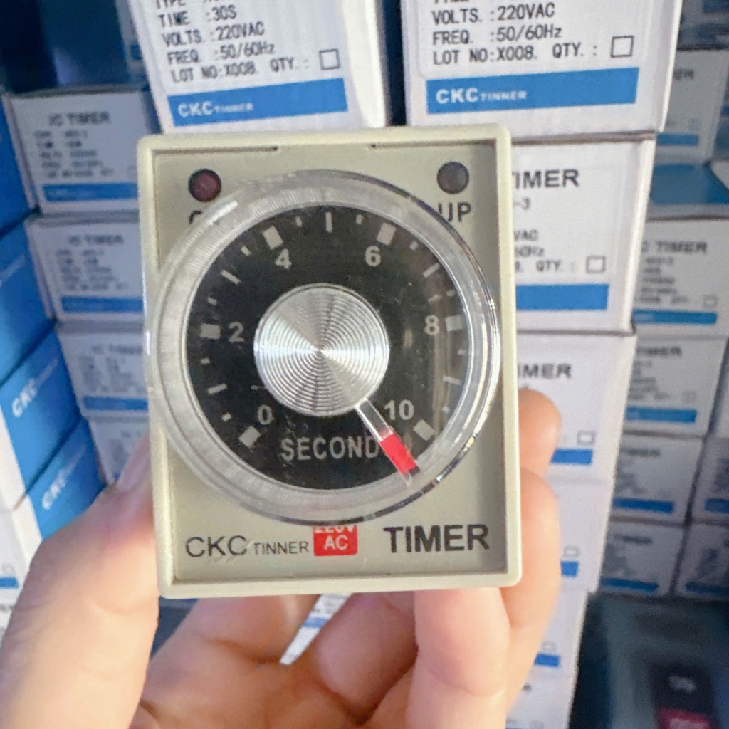 Time Relay with base, timer Relay, CKC AH3-3 delay Relay 220VAC 6S; 10S; 30S; 60S; 10M; 30M; 60M ...