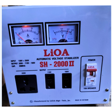 Voltage stabilizer lioa sh 2000va dri 2000va (input power 150v-90v --250v output 220v 110v ...