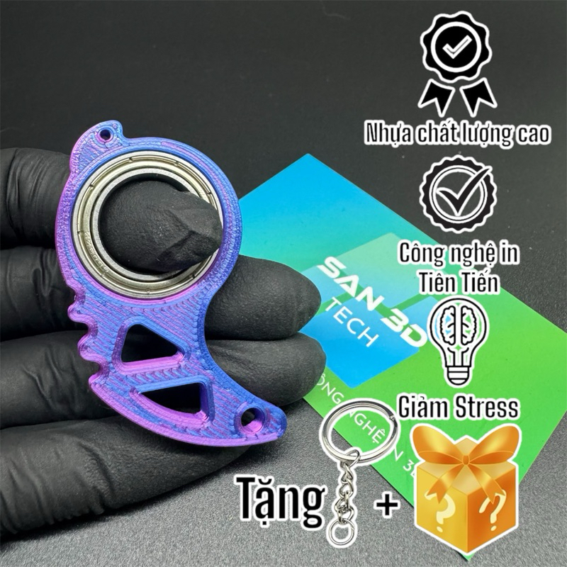 [HOT]Rotating Keychain - Keyrambit S2 Dragon Scale - Attach 360 degree ...