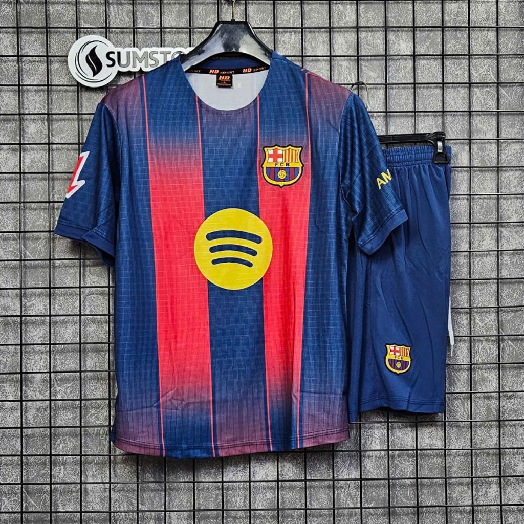 Barxa Club Home Football Kit 2025 2026 Sesame Elastic | Shopee Malaysia