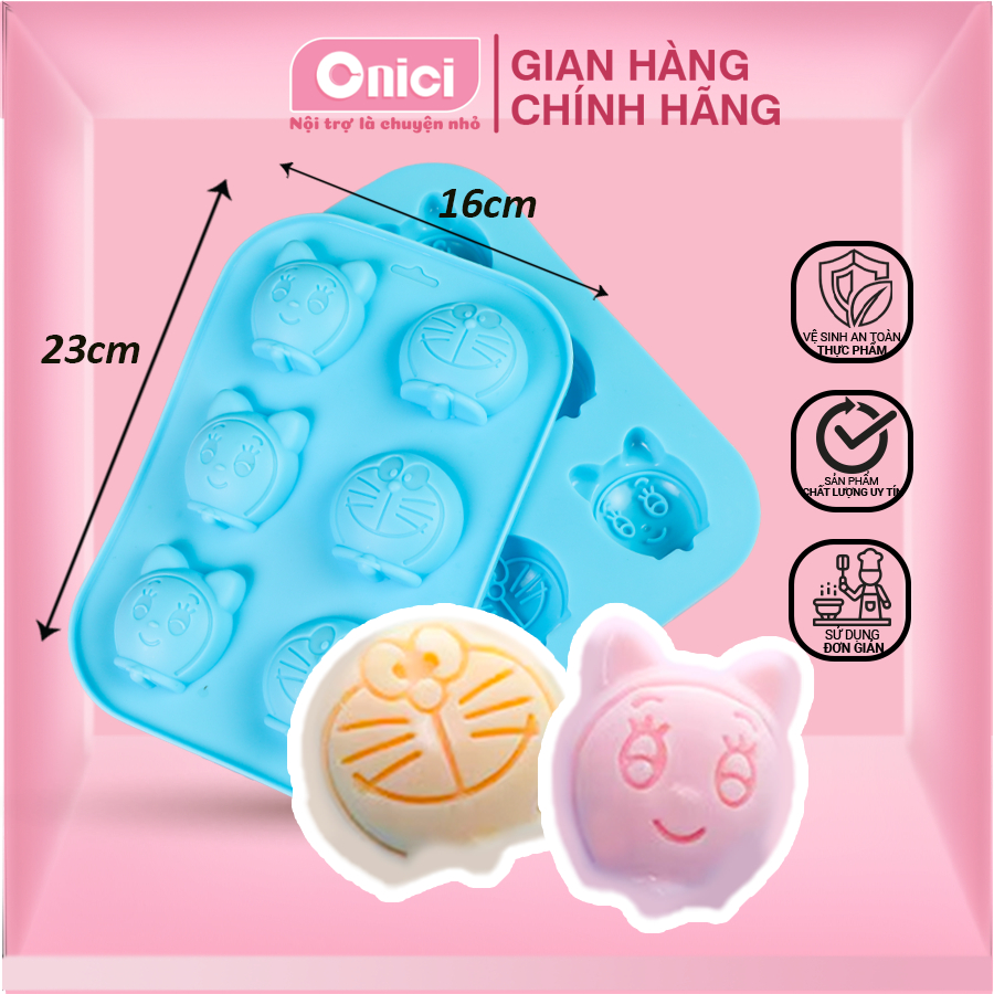 Doraemon mold, Doremi silicone mold for making pudding, tofu, cute logs ...