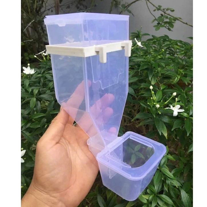 Transparent plastic automatic bird feeder, chicken bird feed container ...