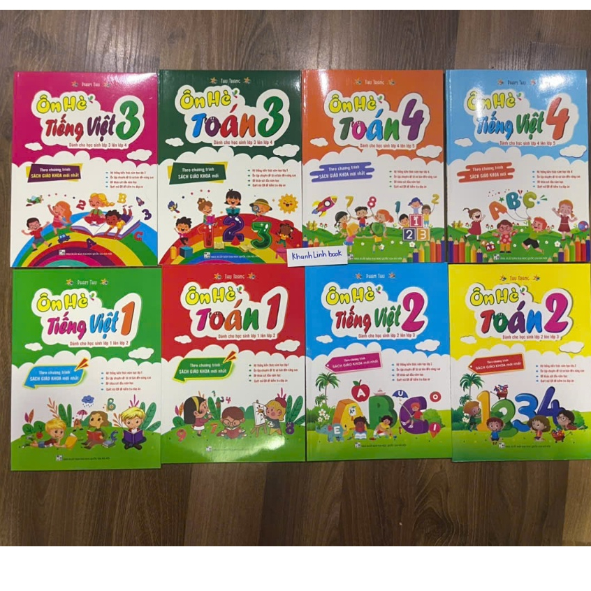 Book - Math summer review + Vietnamese summer review (grades 1.2.3.4 ...