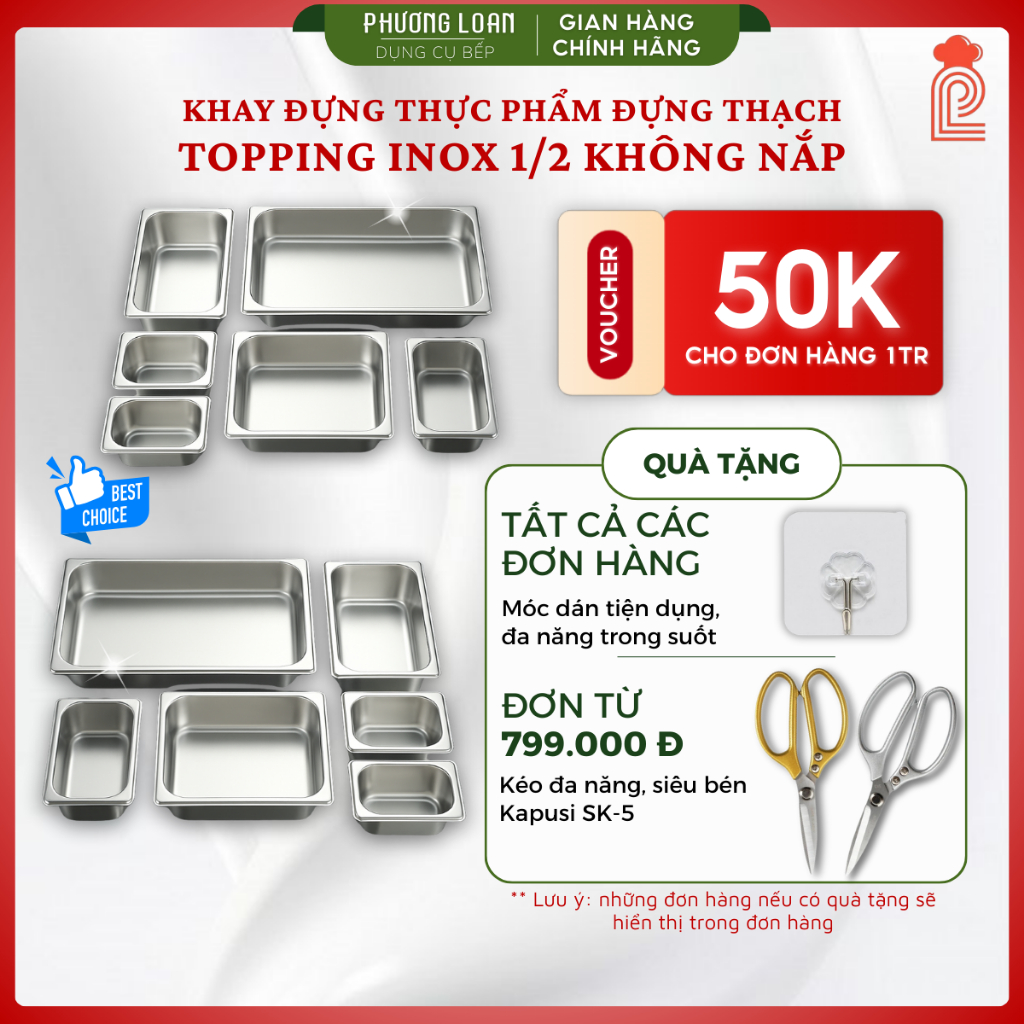 Food tray, 1/2 stainless steel Topping jelly container without lid ...