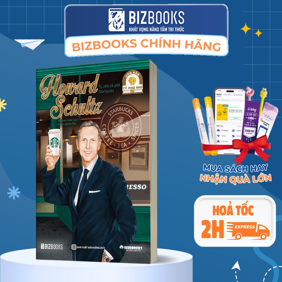 Howard Schultz Book: Starbucks Coffee Billionaire - Bizbooks Child ...