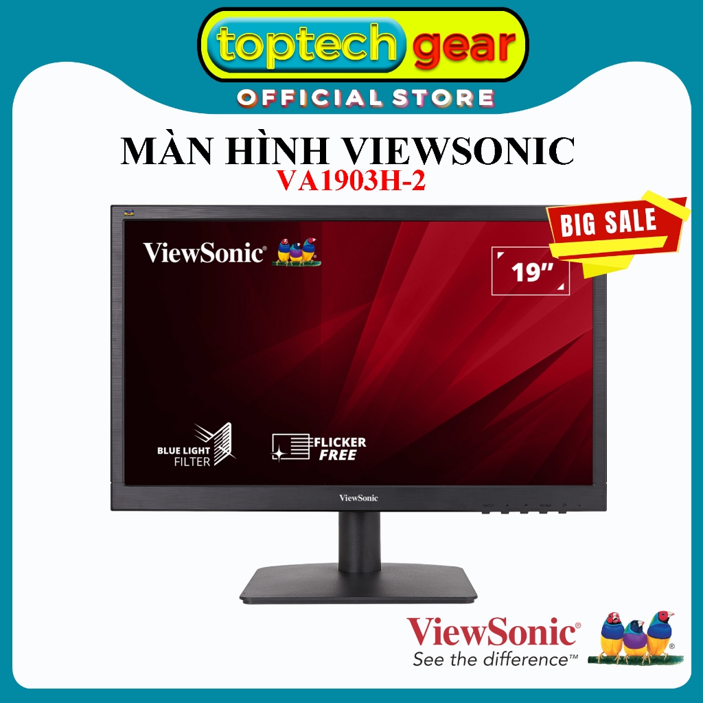VIEWSONIC VA1903H-2 Monitor / 18.5 inch/HD/TN/60Hz/5ms/200nits/HDMI+VGA ...