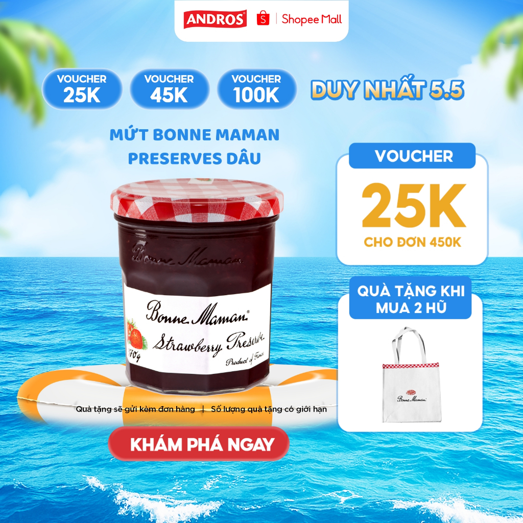 Bonne Maman Preserves Strawberry Jam - 370g Jar | Shopee Malaysia