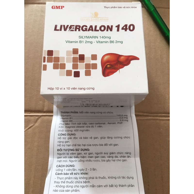 Livergalon 140 (silymarin, vitamin b1 b6, detoxifies, protects the ...