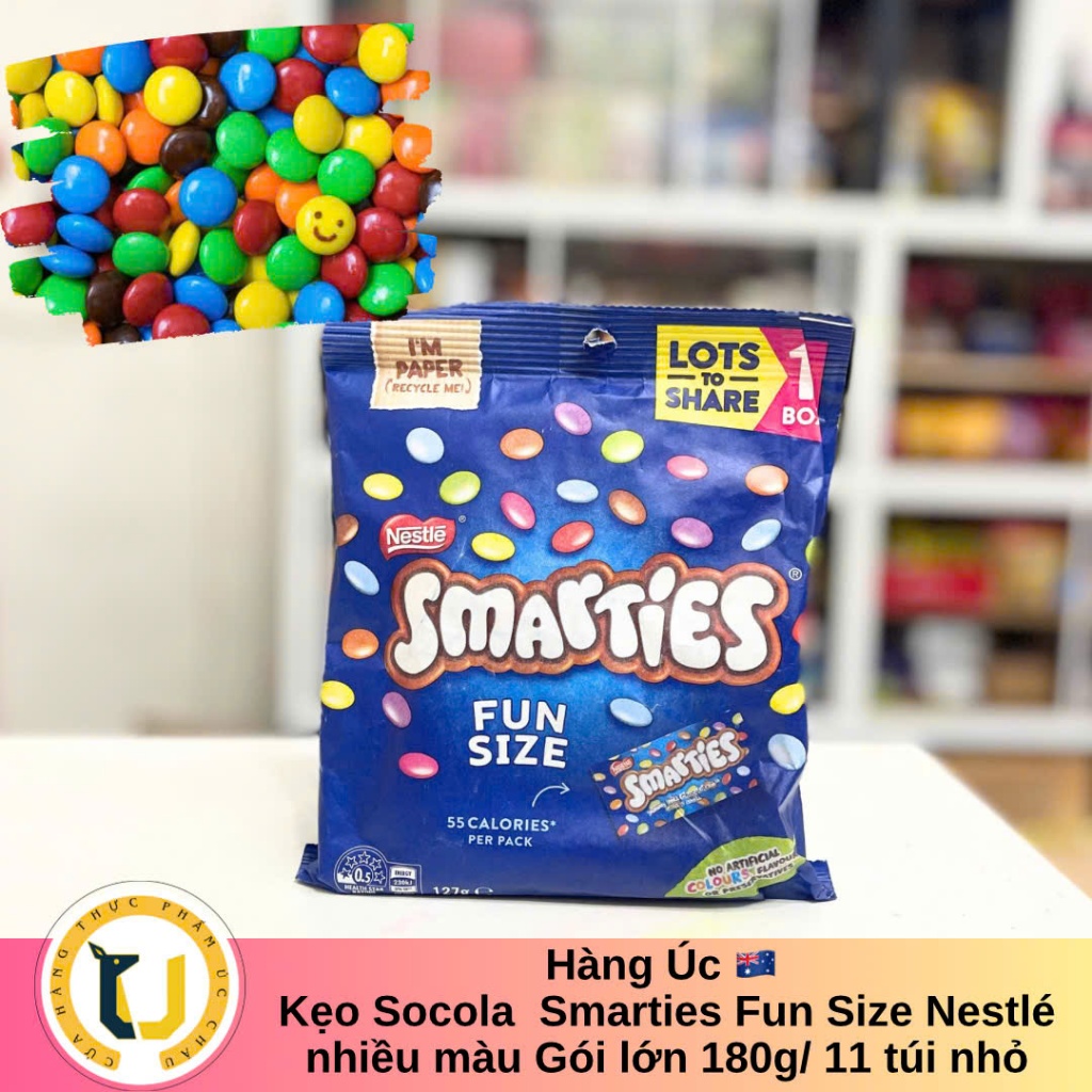 (AUSTRALIAN PRODUCTS) NESTLE SMARTIES chocolate colorful chocolate ...