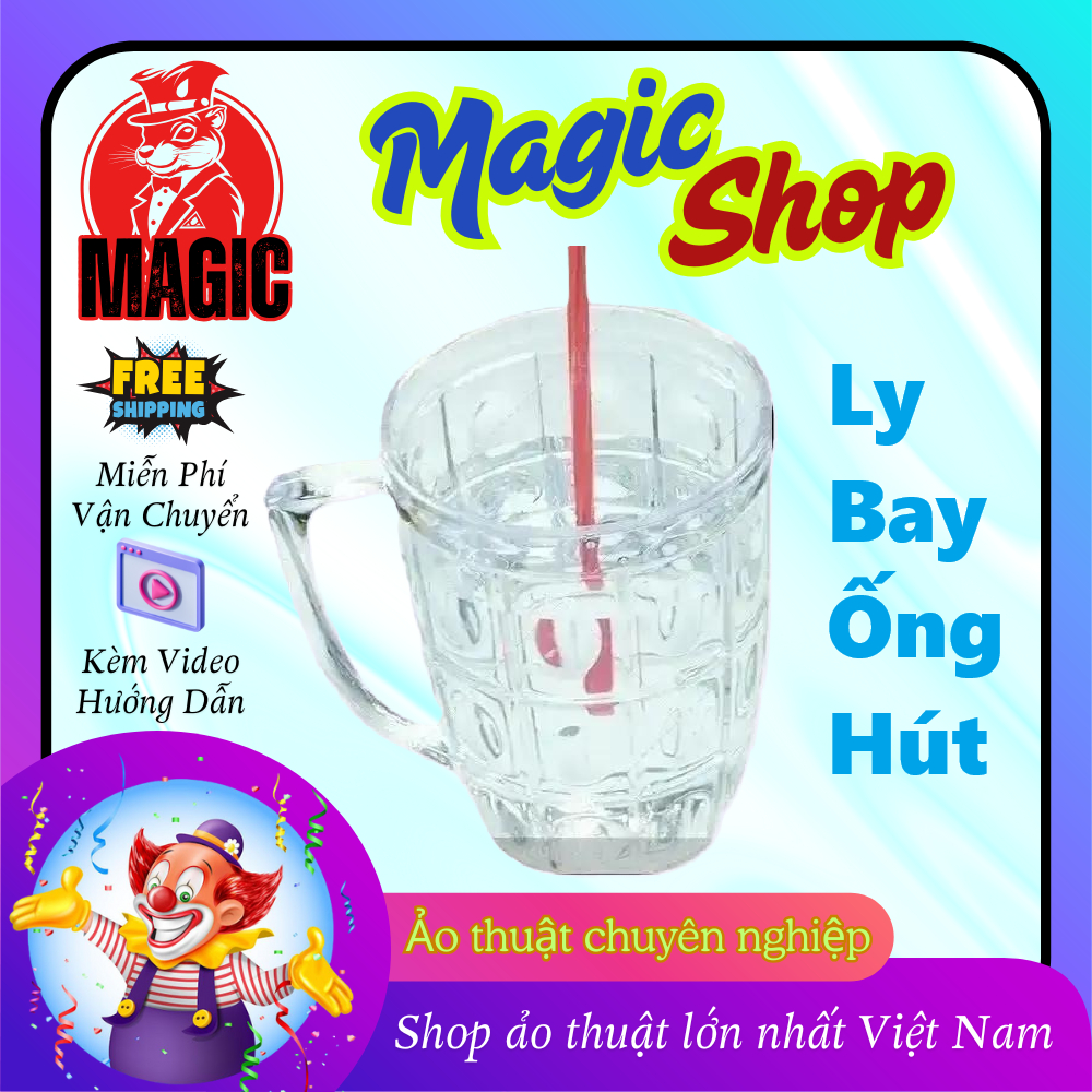 Magic Flying cup with thick mica straws, standard quality, no defects ...