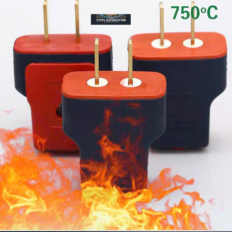 Flat Pin Fireproof Plug 16A - 250V | Shopee Malaysia