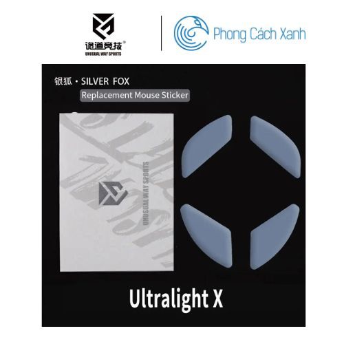 PTFE Unnusual Way Sport Silver Fox Mouse Feet - Finalmouse UltralightX ...